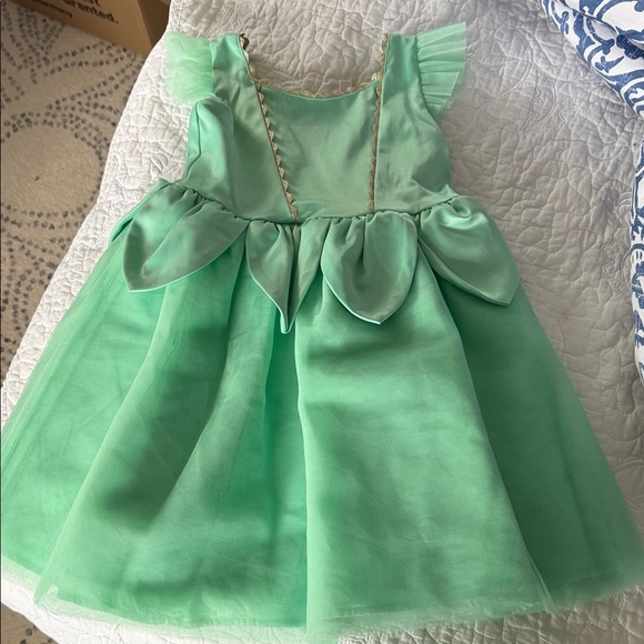 Janie and Jack | Dresses | Janie Jack X Disney Tiana Green Tulle Dress ...